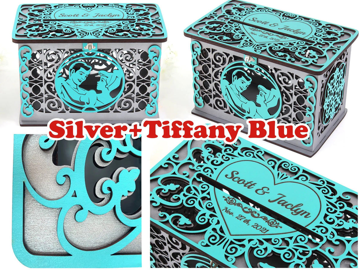 Cinderella Wedding Card Box Wedding Money Box, Wedding Gift – Diamond ...
